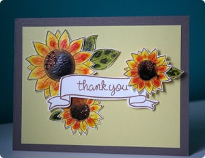 Thank you Sunflowers {creative chick}