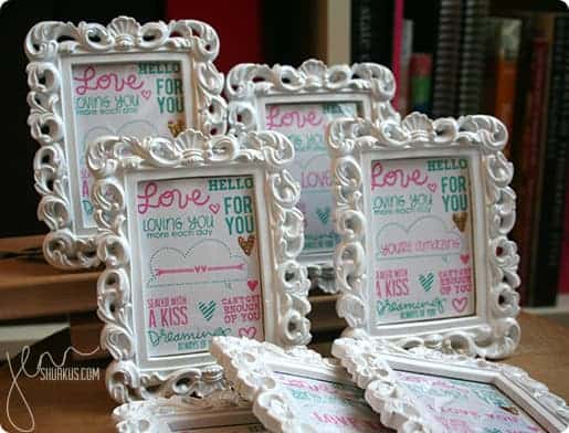 Valentine Blog Hop Day 14: Decorative Love Frame {creative chick}