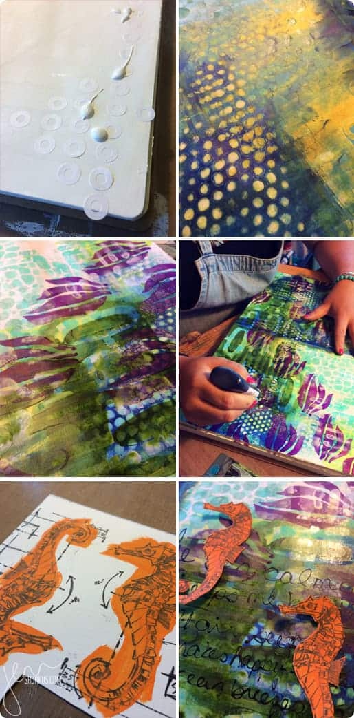 Guest Designer for Mixed Media Monthly Challenge {creative chick}