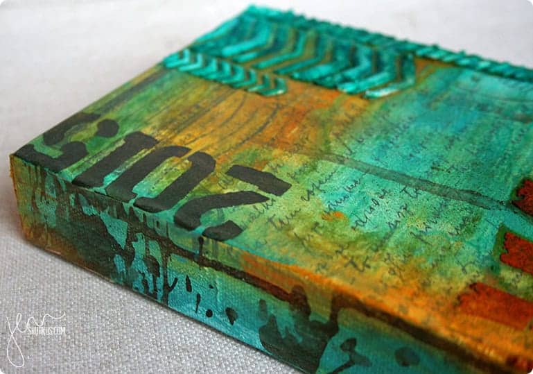 Focus, Mixed Media Canvas {creative chick}