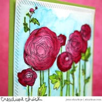 Stampendous Ranunculus Field {creative chick}