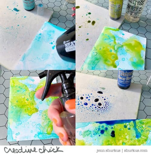 True Blue, Tim Holtz/ Ranger Ink Tutorial {creative chick}
