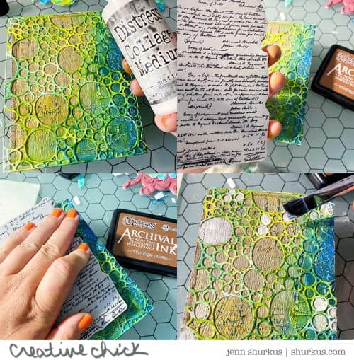 True Blue, Tim Holtz/ Ranger Ink Tutorial {creative chick}