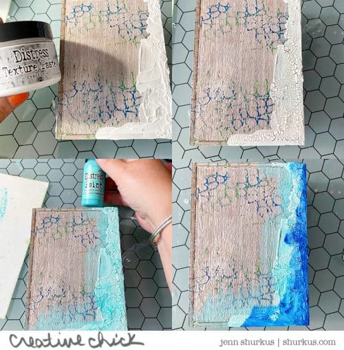 True Blue, Tim Holtz/ Ranger Ink Tutorial {creative chick}