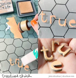 True Blue, Tim Holtz/ Ranger Ink Tutorial {creative chick}