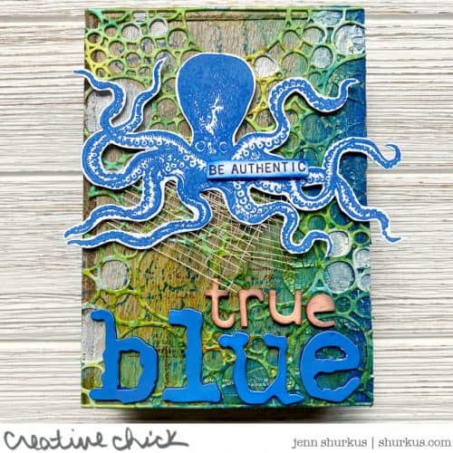 True Blue, Tim Holtz/ Ranger Ink Tutorial {creative chick}