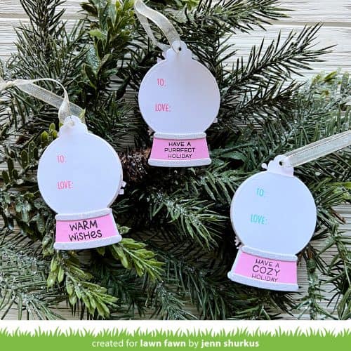 Fawny Holiday Week: Snowglobe Gift Tags {creative chick}