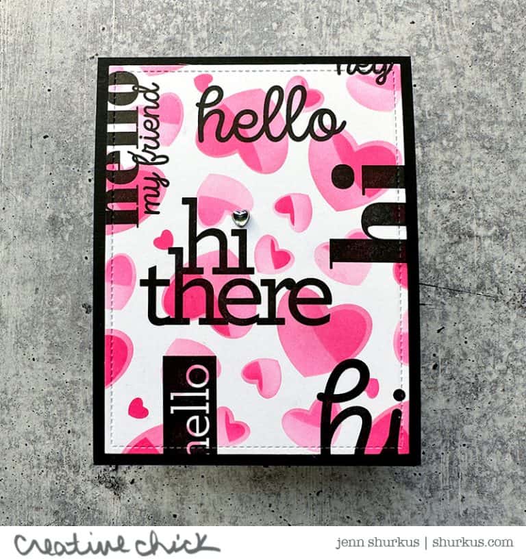 Hi There, Simon Says Stamp {creative chick}