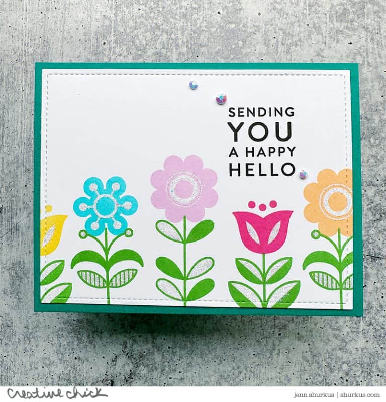 Happy Hello, Simon Says Stamp Card Kit {creative chick}