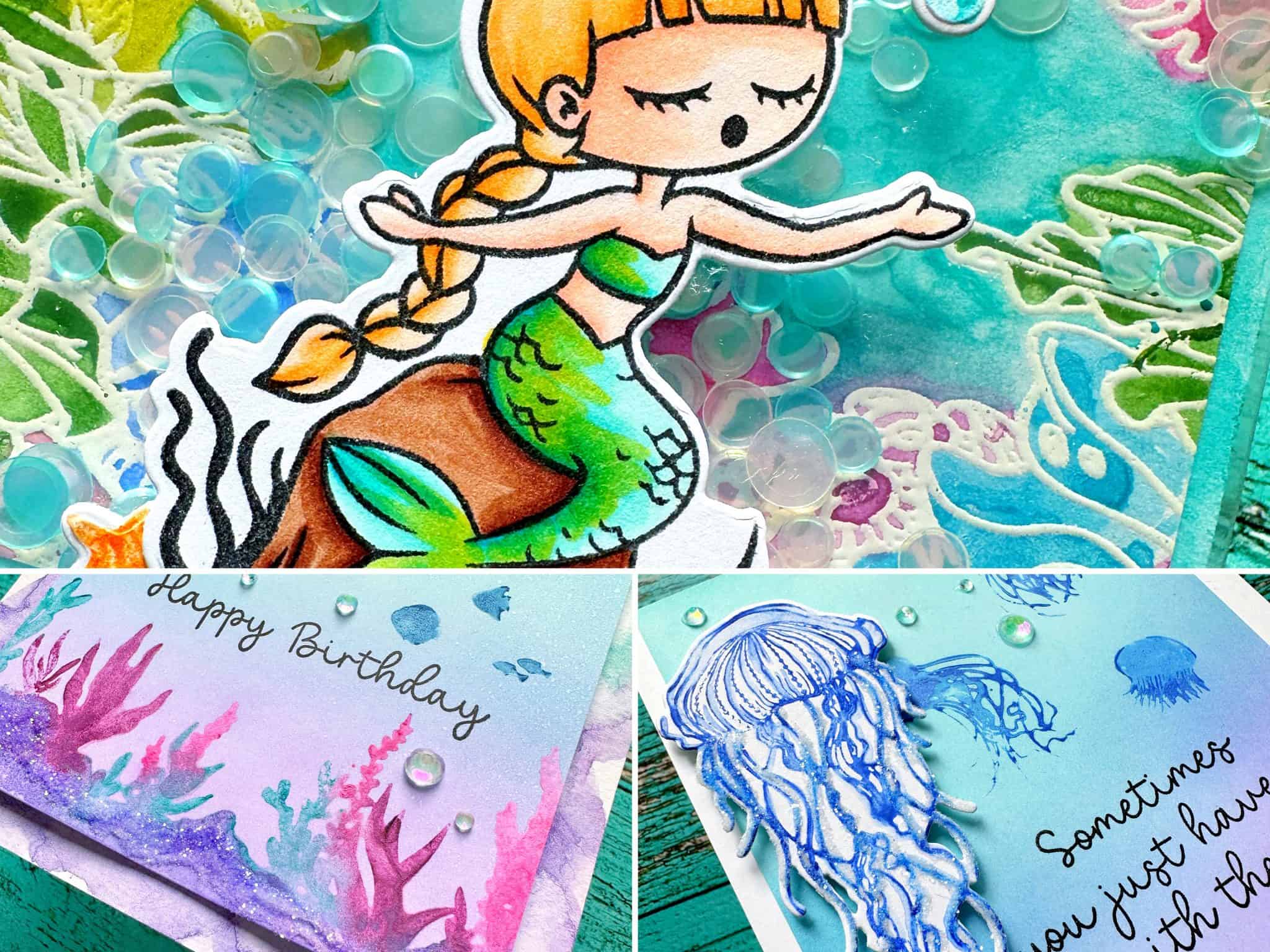Underwater Adventures, Trinity Stamps {creative chick}