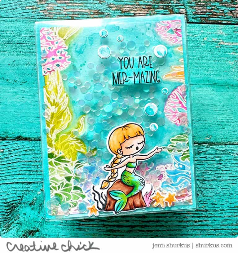 Underwater Adventures, Trinity Stamps {creative chick}