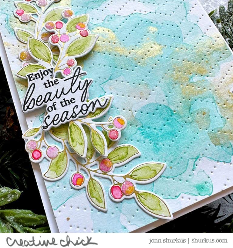 Winter Berries, Pinkfresh Studio {creative chick}