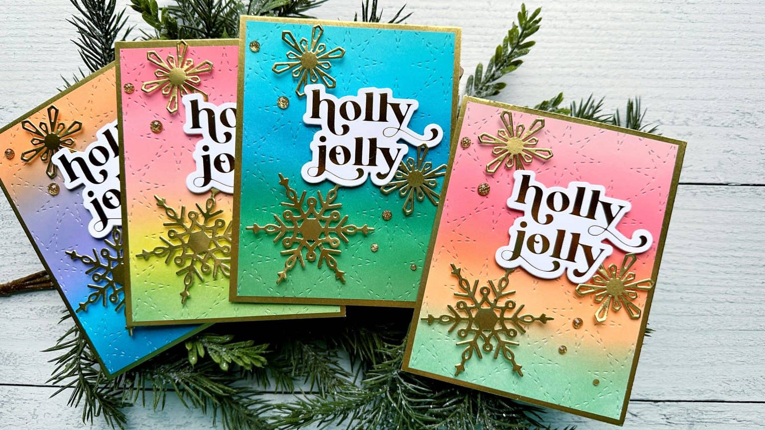 Holly Jolly Holiday Blends, Pinkfresh Studio {creative chick}