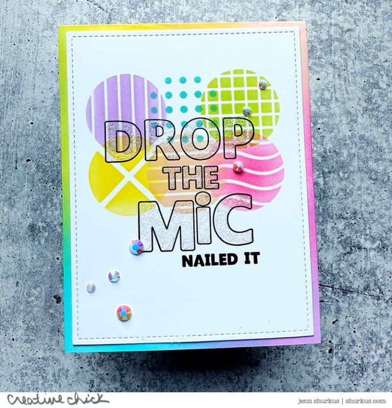 STAMPtember: Drop the Mic {creative chick}