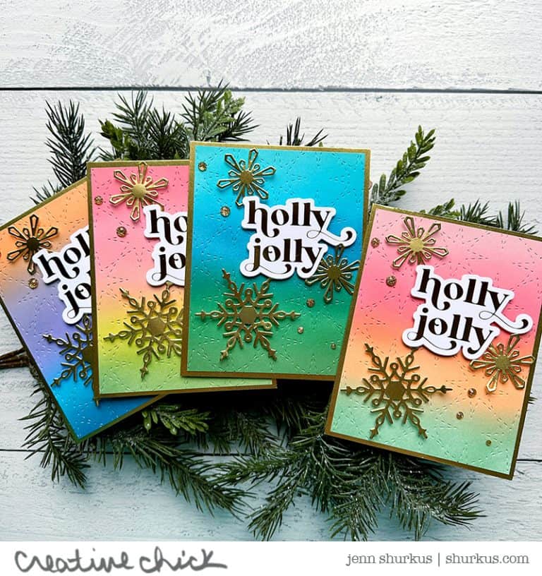 Holly Jolly Holiday Blends, Pinkfresh Studio {creative chick}