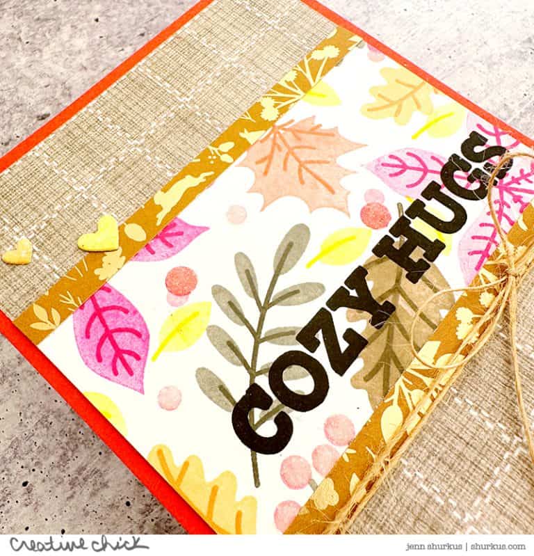 Cozy Autumn Hugs, Simon Says Stamp Card Kit {creative chick}