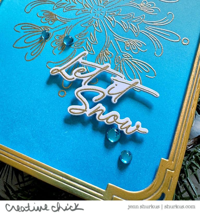 Folk Snowflake Card Set, Pinkfresh Studio {creative chick}