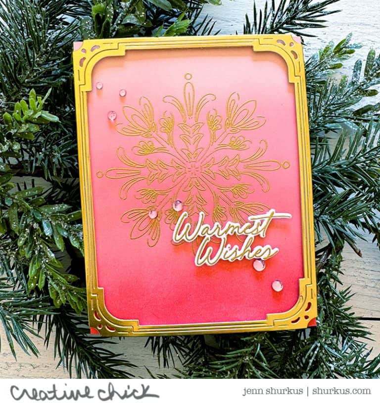 Folk Snowflake Card Set, Pinkfresh Studio {creative chick}
