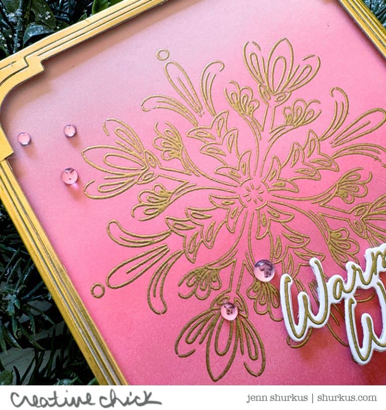 Folk Snowflake Card Set, Pinkfresh Studio {creative chick}