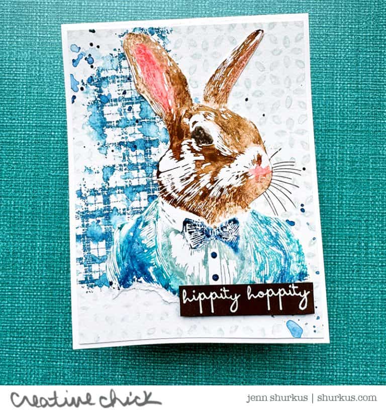 Tim Holtz/Stampers Anonymous: Mr. Rabbit {creative chick}