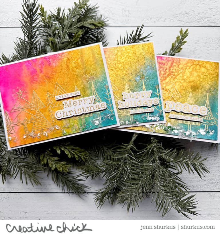 Get Cracking: Shimmer Trees {creative chick}