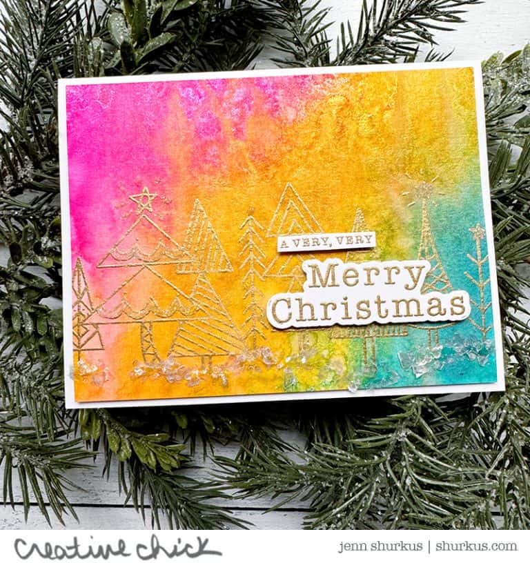 Get Cracking: Shimmer Trees {creative chick}