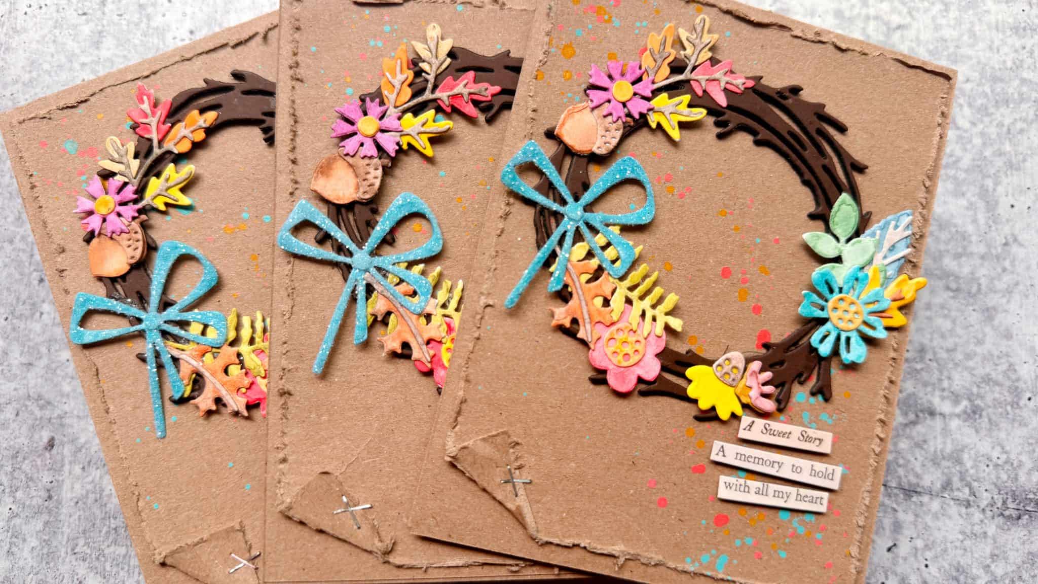 Tim Holtz/Sizzix: Fall Foliage Wreath {creative chick}