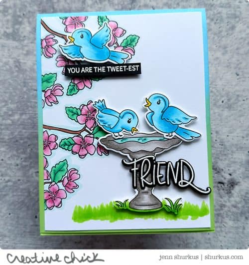 Simple Spring Greetings, Simon Says Stamp {creative chick}