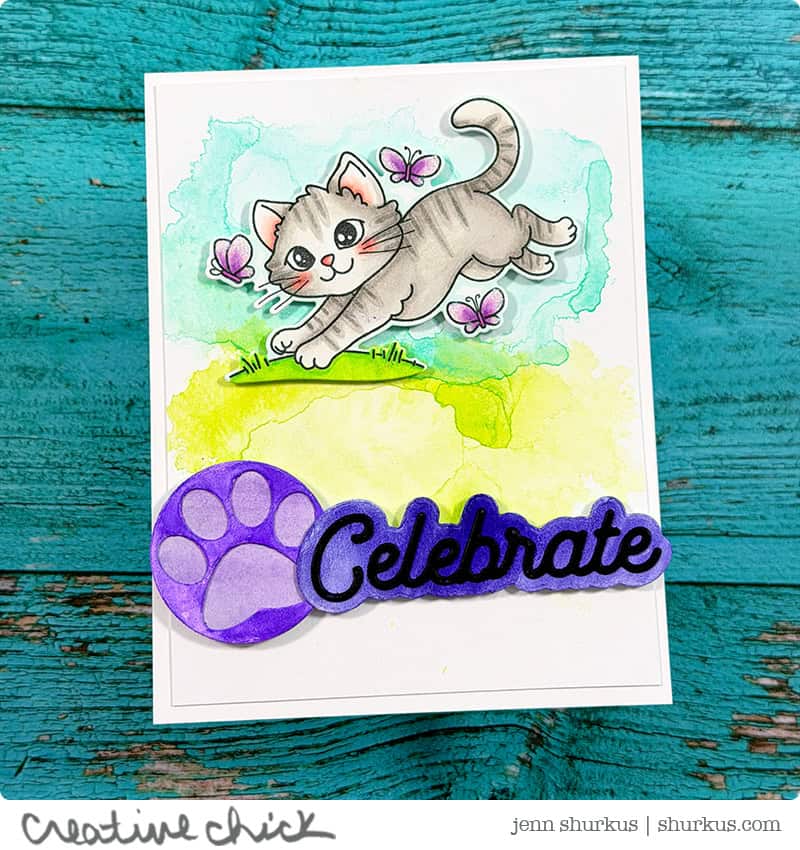 Kitty Greetings, Pink & Main {creative chick}
