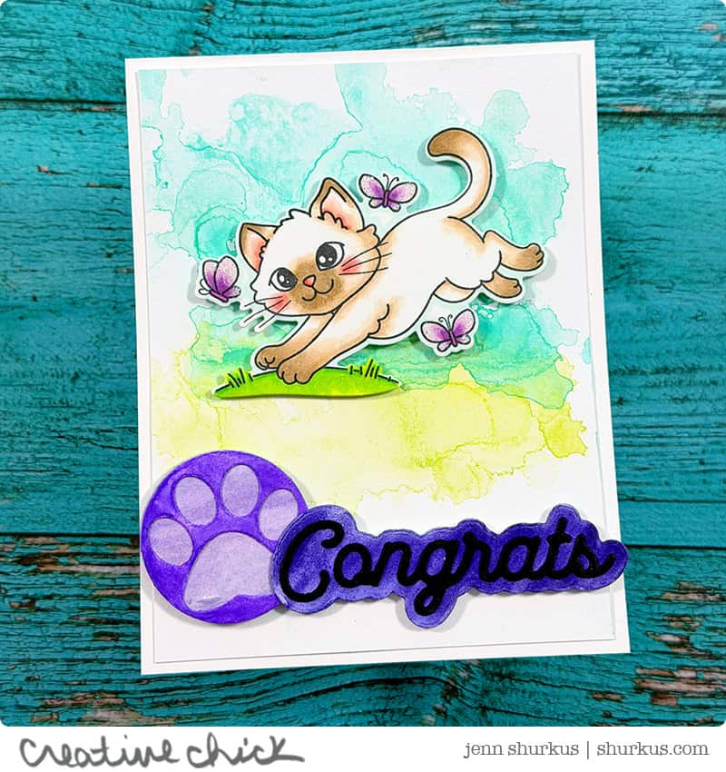 Kitty Greetings, Pink & Main {creative chick}